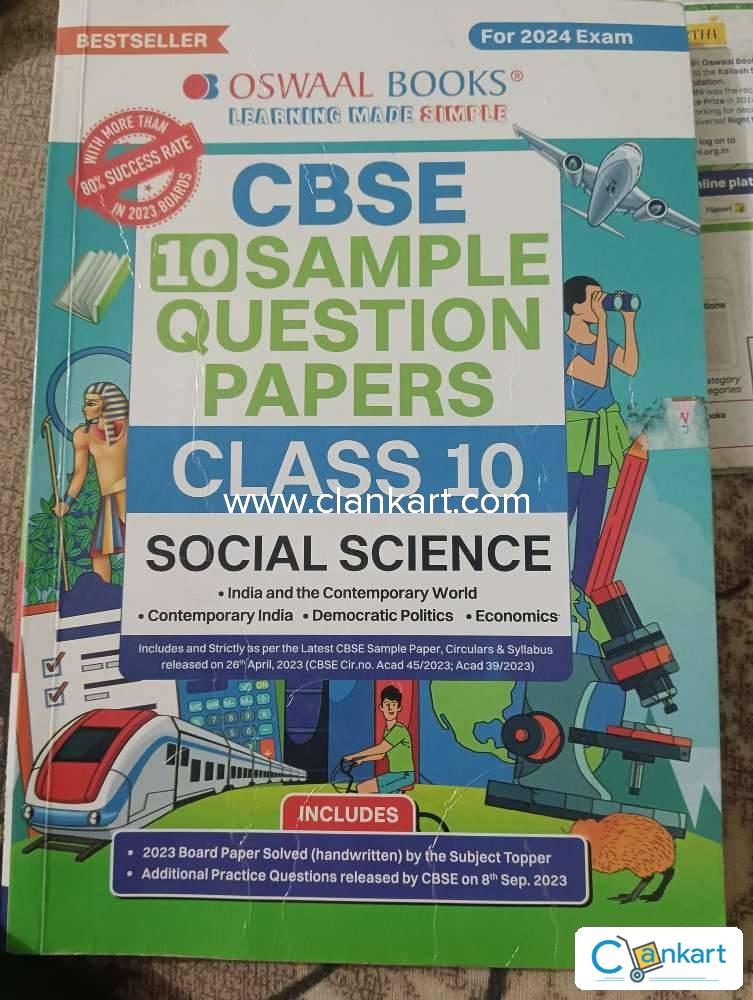 Buy 'Oswaal Sample Paper Sst' Book In Excellent Condition At Clankart.com Buy 'Oswaal Sample Paper Sst' Book In Excellent Condition At Clankart.com