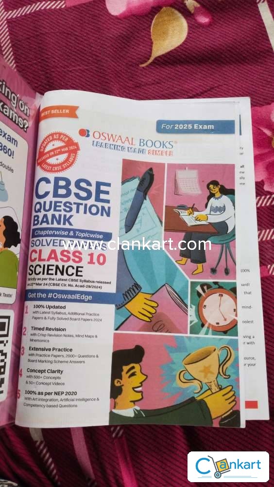 Buy 'Oswal CBSE Science Question Bank Class 10 For 2025 Exam' Book In ...