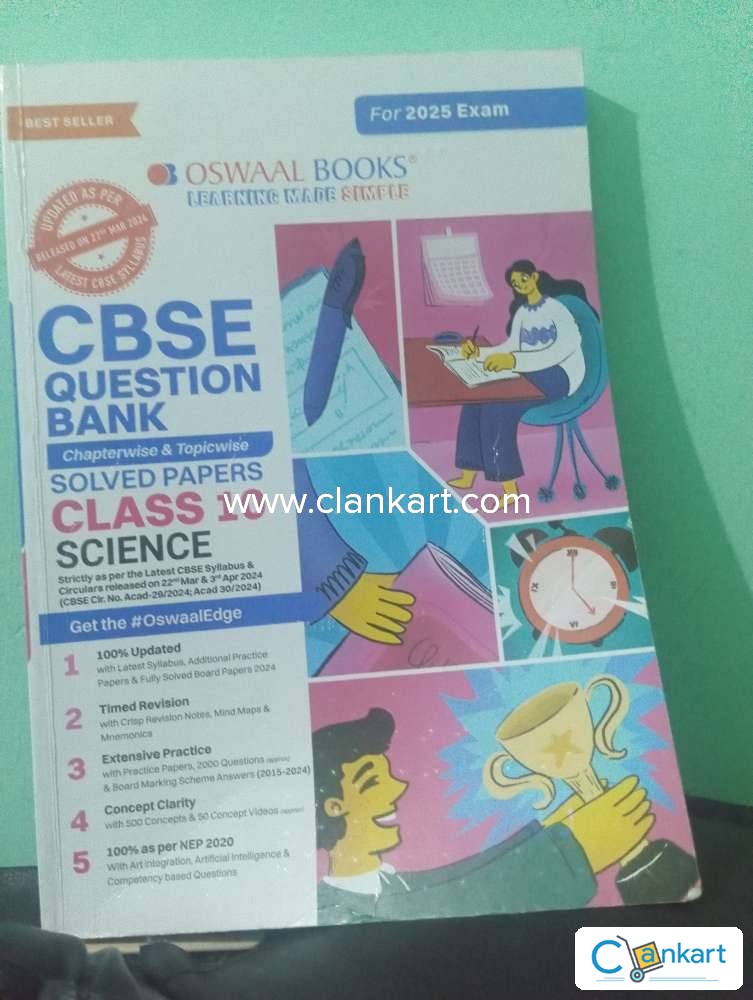 Buy 'Class 10 Oswal Science Question Bank' Book In Excellent Condition ...