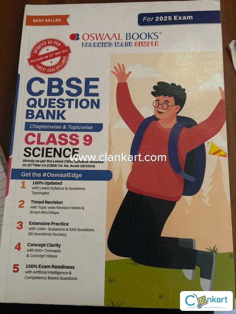 Buy 'Oswal Question Bank Class 9 Science' Book In Excellent Condition ...