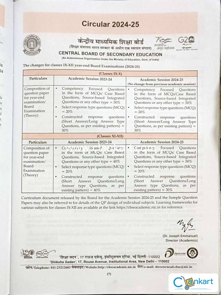 Buy 'Oswaal CBSE Sample Question Papers Class 10 Mathematics Standard ...