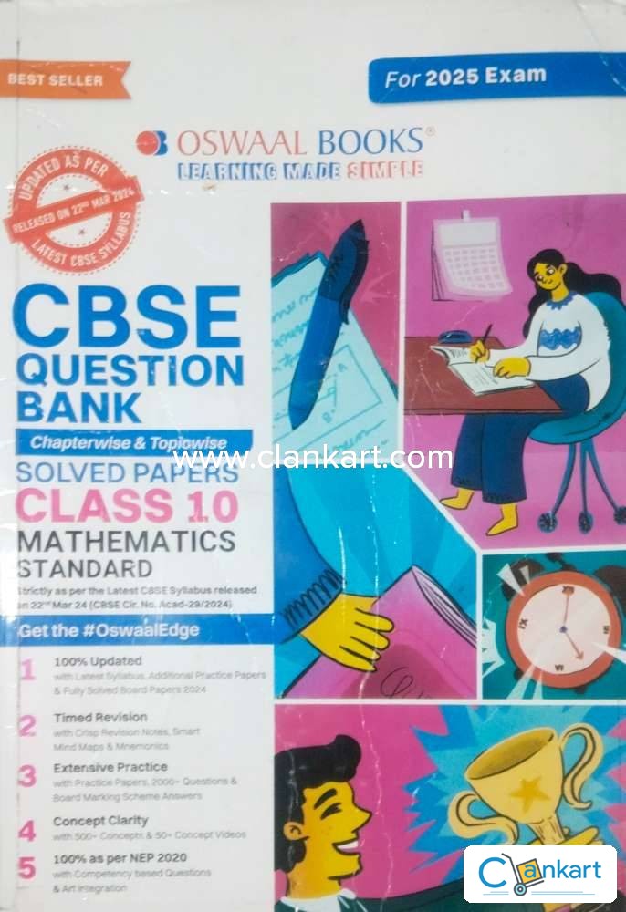 Buy 'Oswaal CBSE Question Bank Class 10 Mathematics (Standard ...