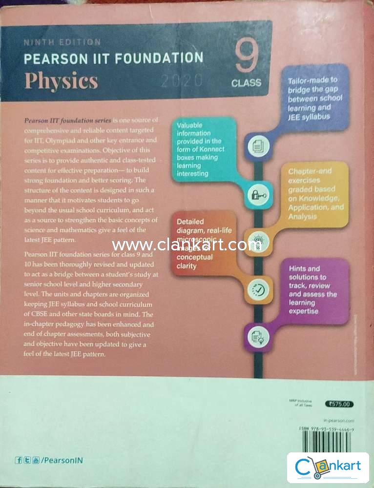 Buy 'Physics 2020, Class 9 (IIT Foundation Series)' Book In Excellent ...