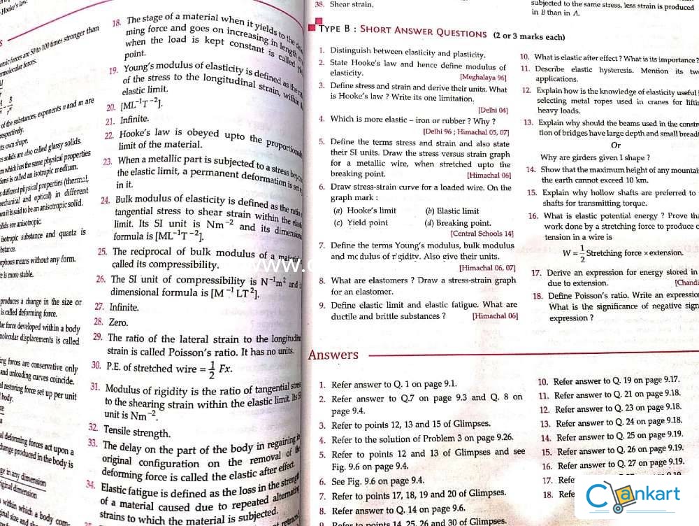 Buy 'PHYSICS SL ARORA Volume 2 (class XI)' Book In Excellent Condition ...