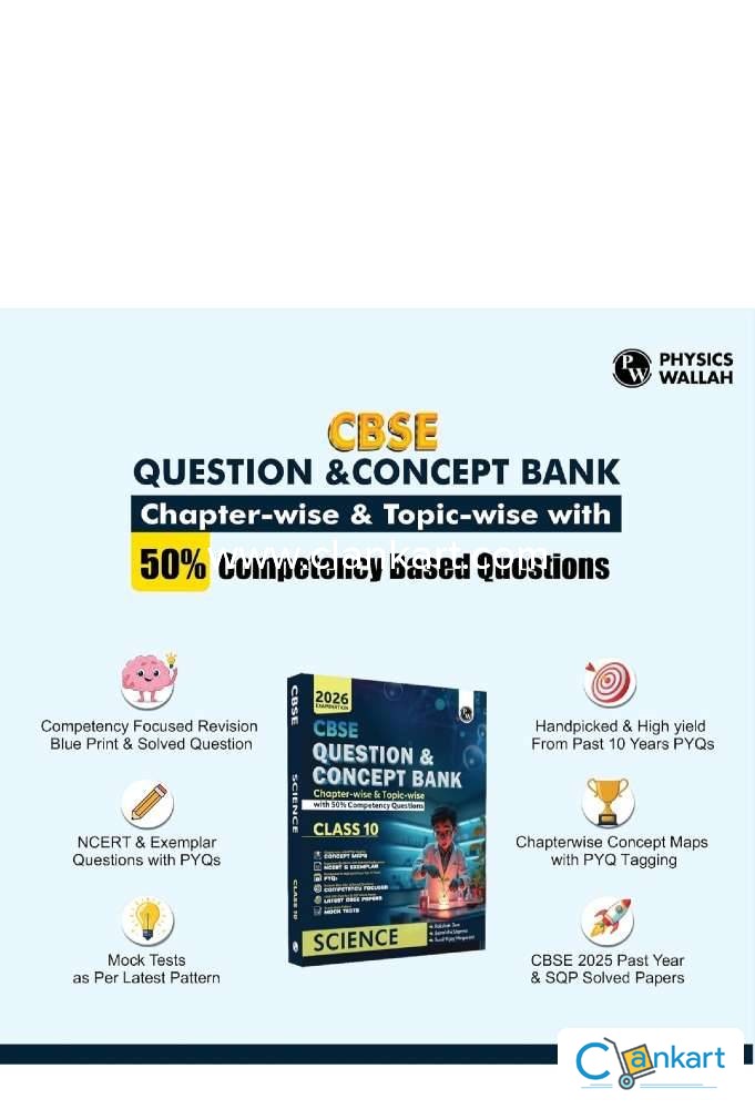 Buy 'PW CBSE Question & Concept Bank QC PW SCIENCE For 2026 Exams With ...