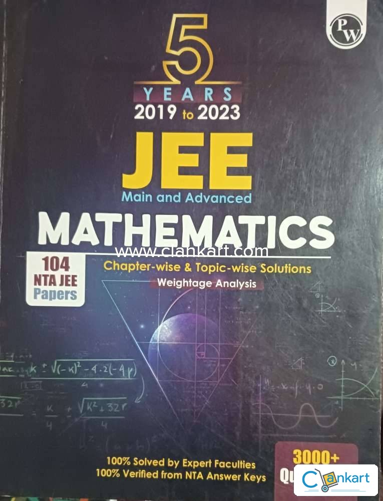 Buy 'PW JEE MAIN AND ADVANCED MATHEMATICS (2019-2023)' Book In ...