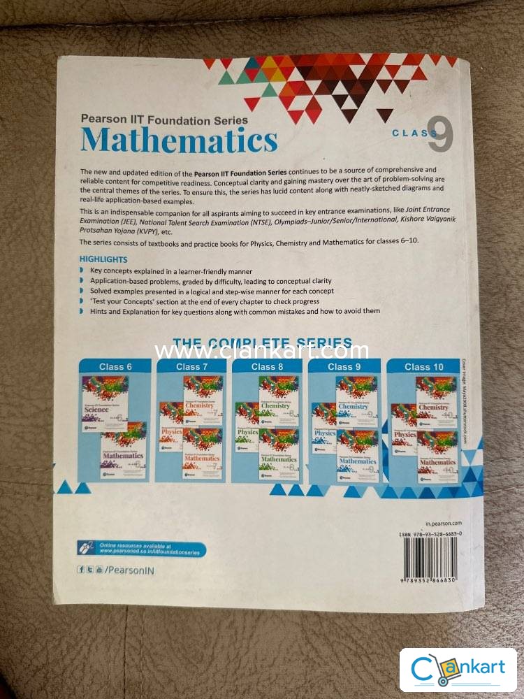 Buy 'Mathematics, Class 9 (IIT Foundation Series)' Book In Excellent ...