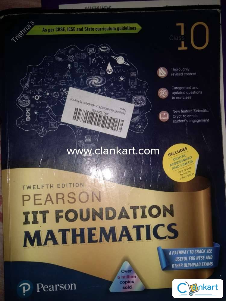 Buy 'Twelfth Edition Pearson IIT Foundation Mathematics' Book In ...