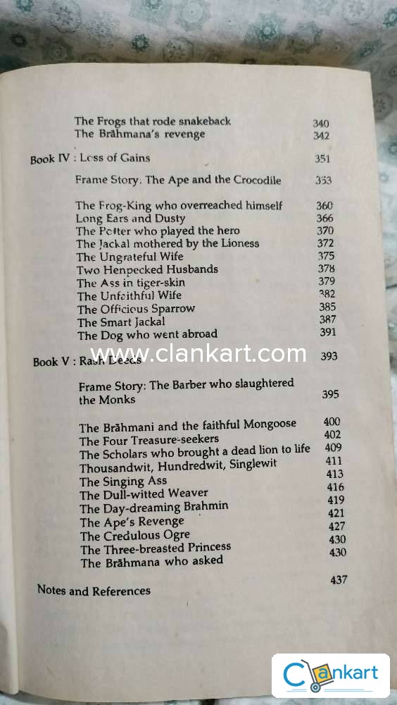 Buy 'The Panchatantra - (Penguin Classic)' Book In Excellent Condition ...