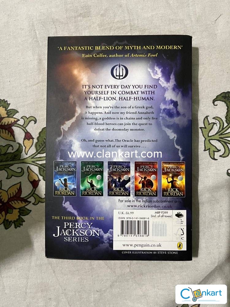Buy 'The Titan's Curse (Percy Jackson And The Olympians, #3)' Book In ...