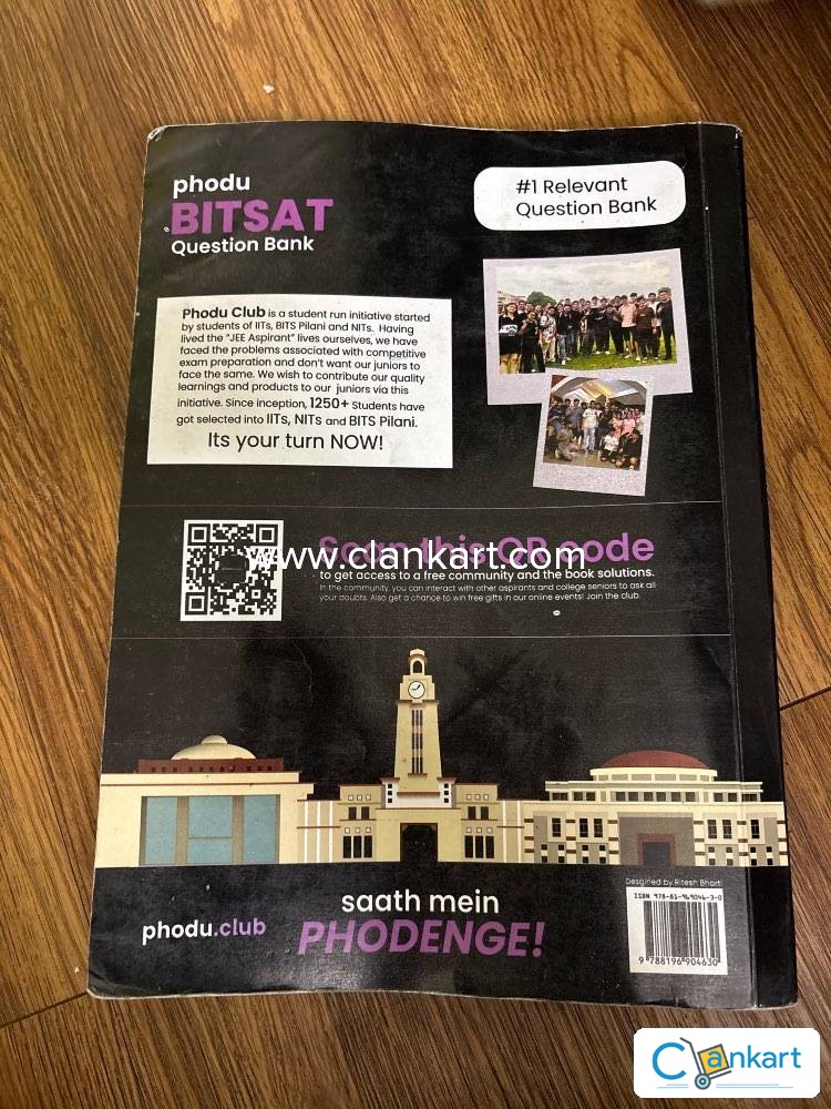 Buy 'Phodu Club BITSAT Question Bank' Book In Good Condition At ...