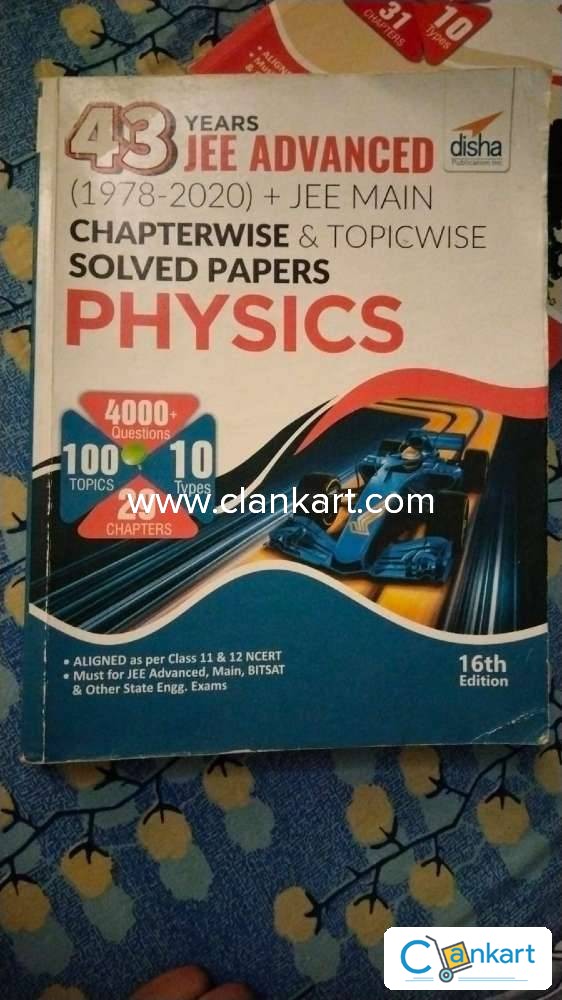 Buy '43 Years JEE Advanced (1978 - 2020) + JEE Main Chapter Wise & Topic Wise Solved Papers ...