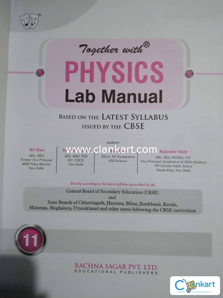 Buy 'Physics Lab Manual Class XI CBSE' Book In Excellent Condition At ...