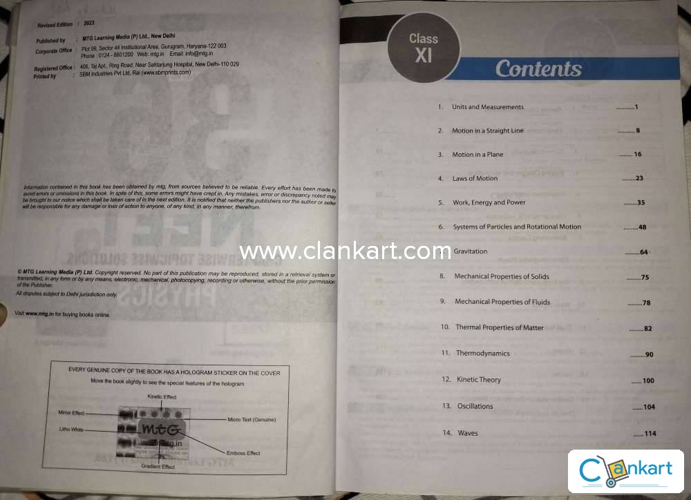 Buy '36 Years NEET Physics Chapter Wise Topic Wise Solutions (mtg ...
