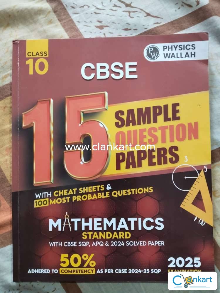 Buy 'CBSE 15 Sample Question Paper' Book In Excellent Condition At ...