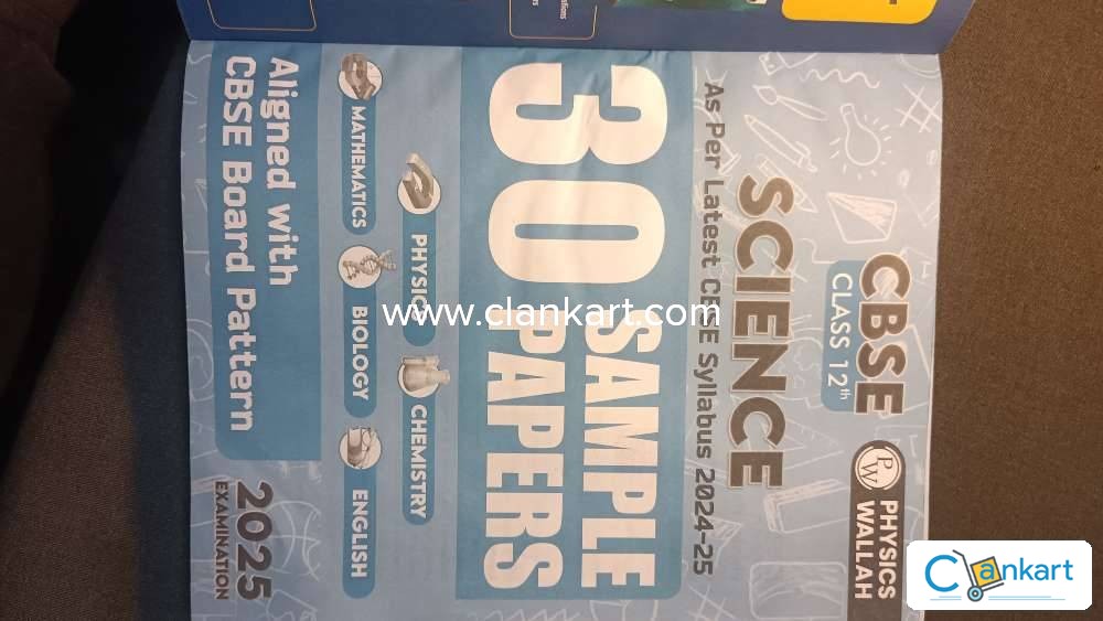 Buy 'PW (PCMB+ENGLISH Core) SAMPLE Paper For 12th Board' Book In ...