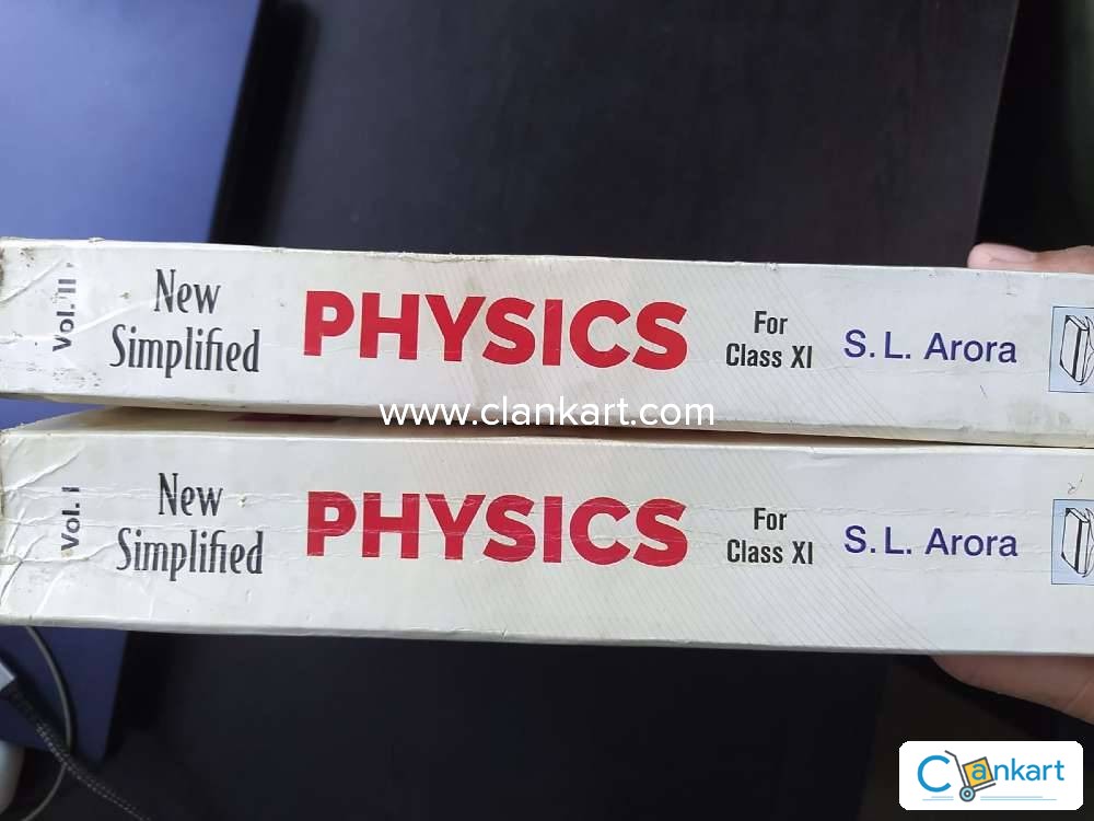 Buy 'PHYSICS By SL Arora - A Reference Book For Class XI' Book In Good Condition At Clankart.com