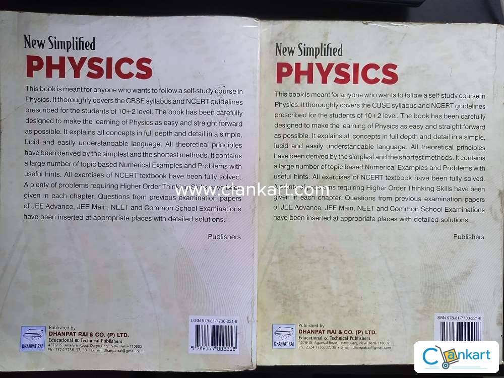 Buy 'PHYSICS By SL Arora - A Reference Book For Class XI' Book In Good Condition At Clankart.com