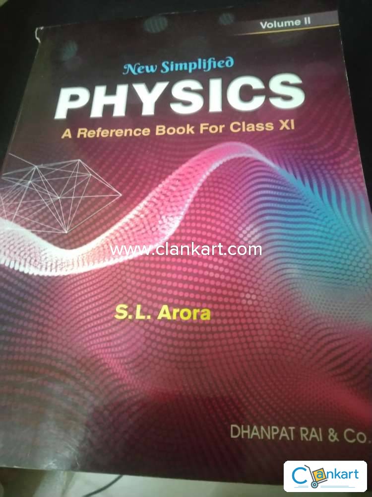Buy 'Physics By S.L. Arora Vol-1 And Vol-2 For Class 11' Book In ...