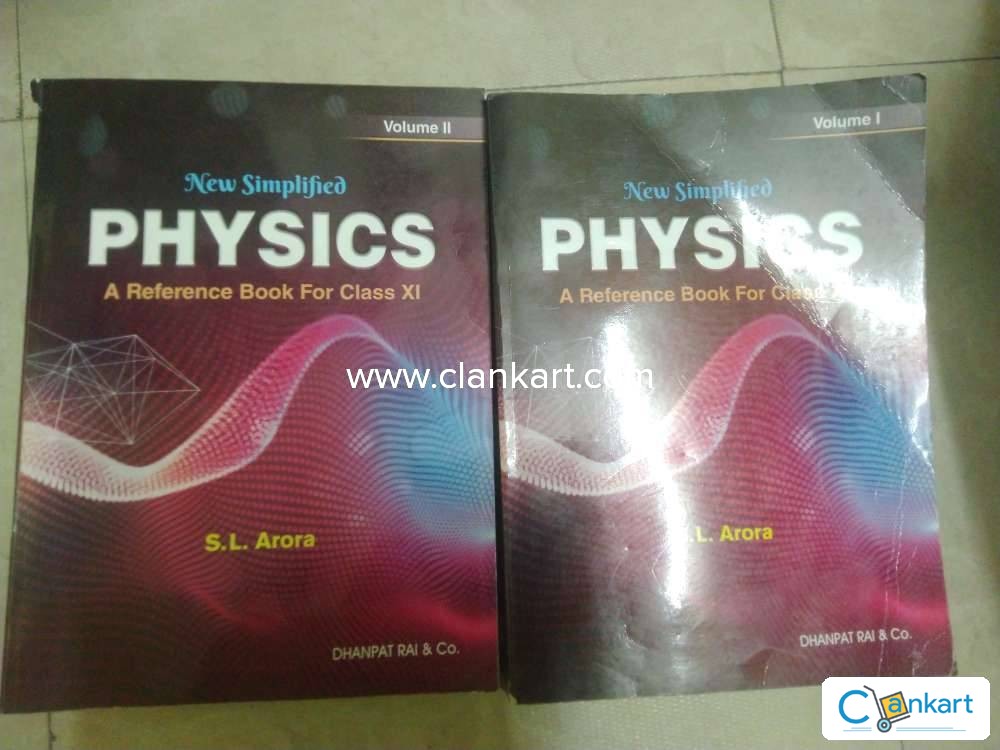Buy 'Physics By S.L. Arora Vol-1 And Vol-2 For Class 11' Book In ...
