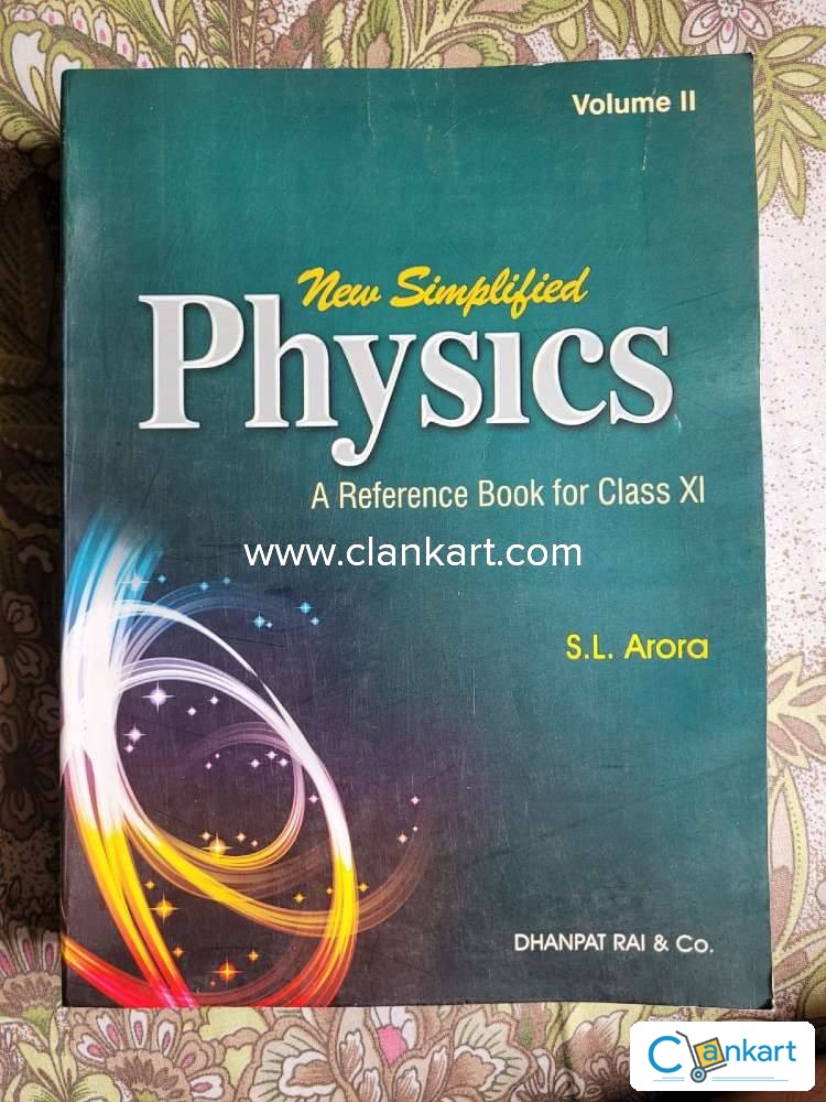 Buy 'New Simplified Physics: A Reference Book For Class 11 For 2019 Examination (Set Of 2 ...