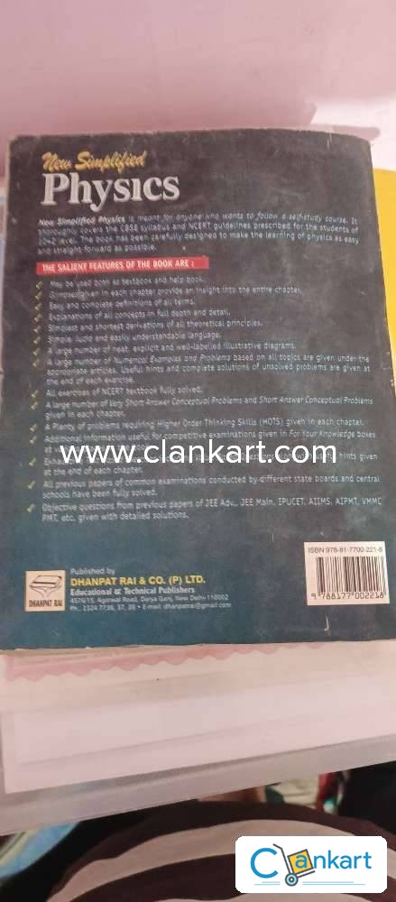 Buy 'New Simplified Physics: A Reference Book For Class 11 For 2019 ...