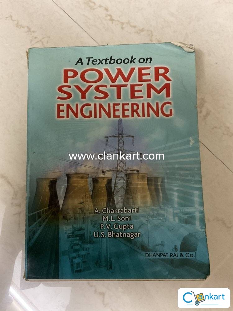 Buy 'Power System Engineering' Book In Good Condition At Clankart.com
