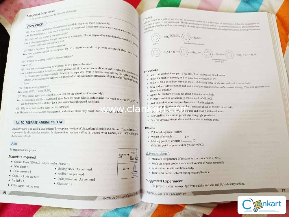 Buy 'Practical Skills In Chemistry Lab Manual Class 12' Book In ...