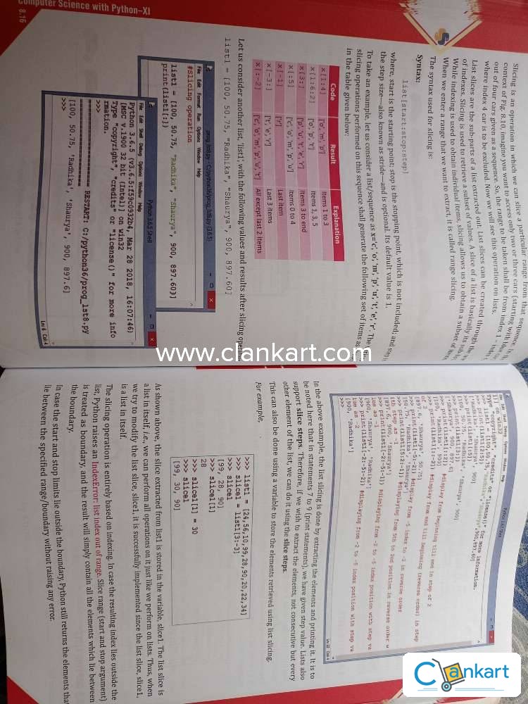 Buy Computer Science With Python Textbook For Cbse Class 11 2021
