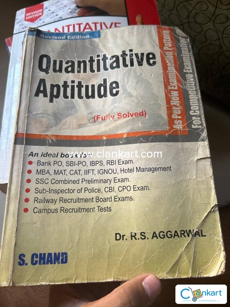 Buy 'Quantitative Aptitude' Book In Fair Condition At Clankart.com