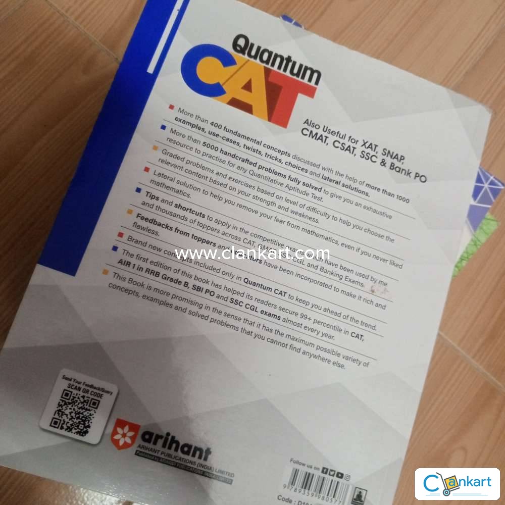 Buy 'Quantum CAT' Book In Excellent Condition At Clankart.com