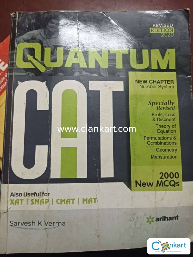 Buy 'Quantitative Aptitude Quantum Cat 2020' Book In Fair Condition At ...