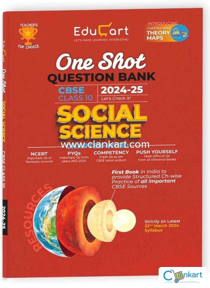 Buy 'Educart CBSE Class 10 SOCIAL SCIENCE One Shot Question Bank 2024 ...