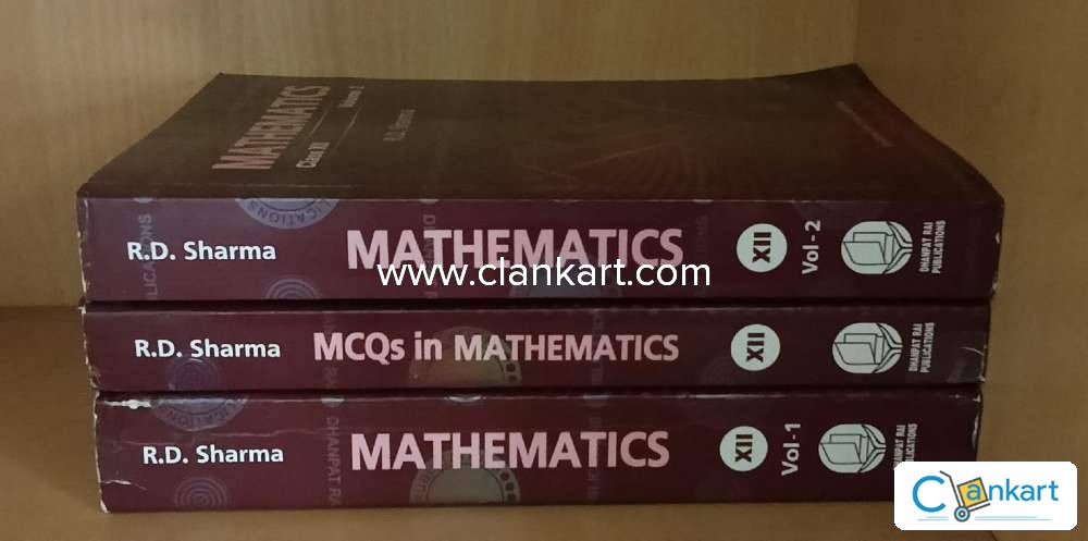 Buy 'RD SHARMA CLASS 12' Book In Excellent Condition At Clankart.com