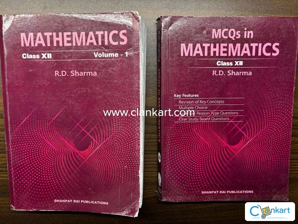 Buy 'RD SHARMA CLASS 12 ( VOLUME 1 & MCQS ) SET' Book In Excellent ...