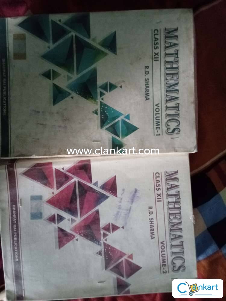 Buy 'RD SHARMA CLASS 12 VOL 1 AND 2 COMBO' Book In Excellent Condition ...