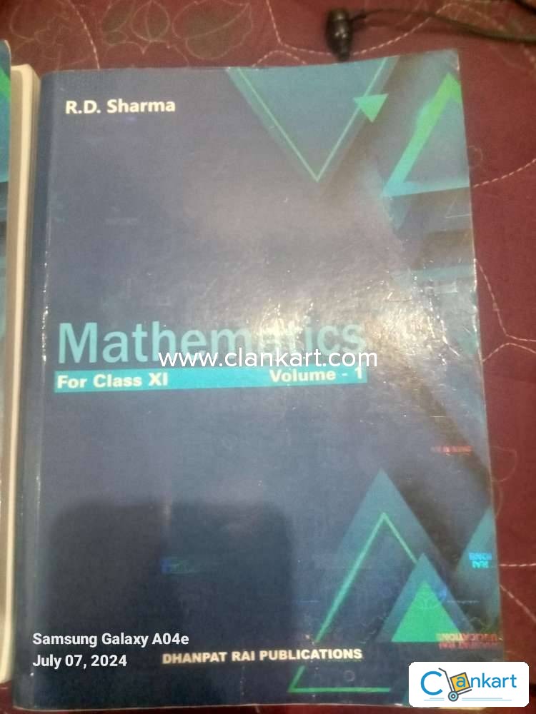 Buy 'RD SHARMA' Book In Excellent Condition At Clankart.com