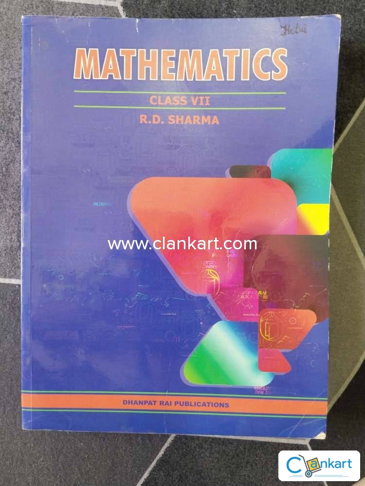 Buy 'RD SHARMA Mathematics For Class 7' Book In Excellent Condition At ...