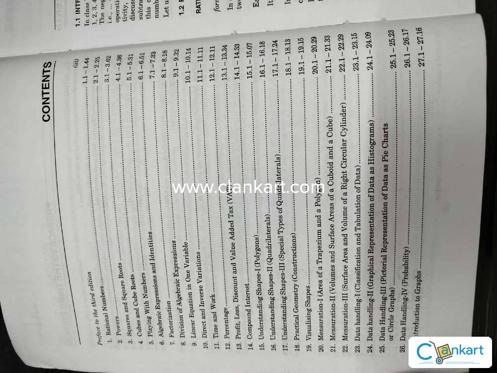 Buy 'Mathematics Class VIII RD SHARMA' Book In Excellent Condition At ...