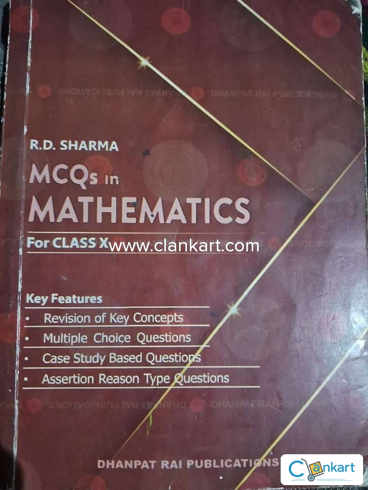 Buy 'R.D Sharma MCQ' Book In Excellent Condition At Clankart.com