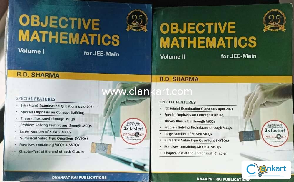Buy 'RD Sharma Objective Mathematics Volume 1 And Volume 2' Book In ...