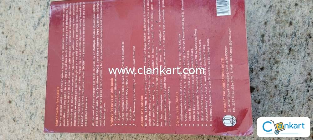 Buy 'RD Sharma Class 10 Mathematics' Book In Excellent Condition At ...