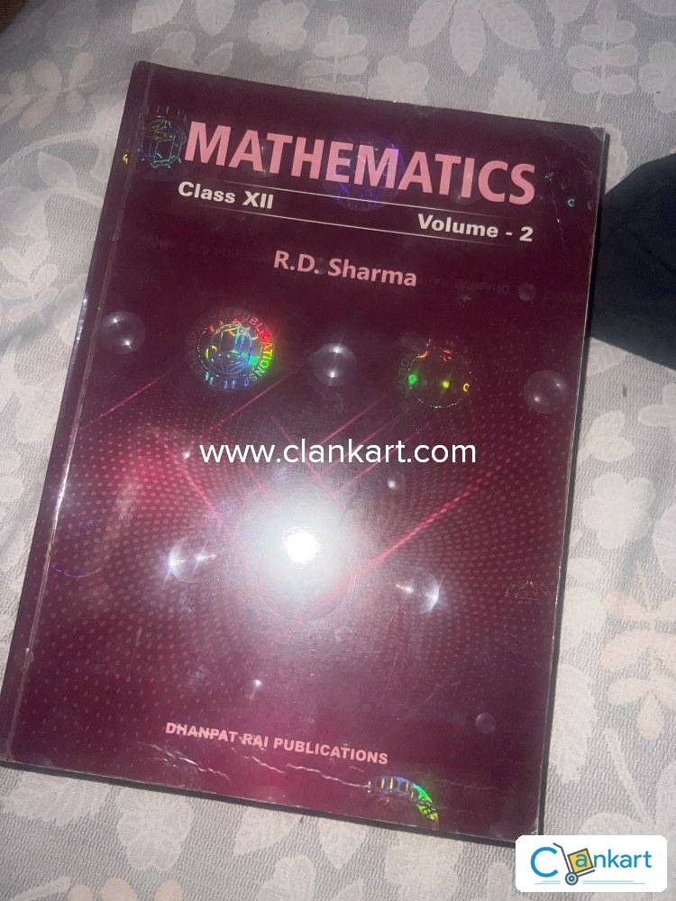 Buy 'Rd Sharma ,mathematics' Book In Excellent Condition At Clankart.com