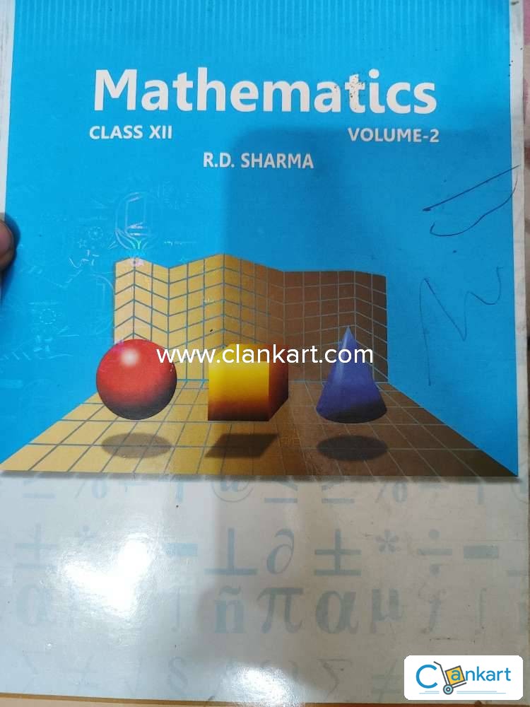 Buy 'Mathematics For Class 12 By R D Sharma (Set Of 2 Volume) (2018-19 ...