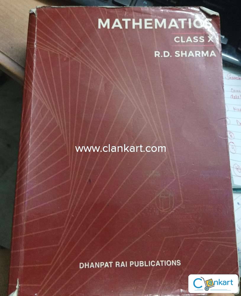 Buy 'RD Sharma' Book In Excellent Condition At Clankart.com