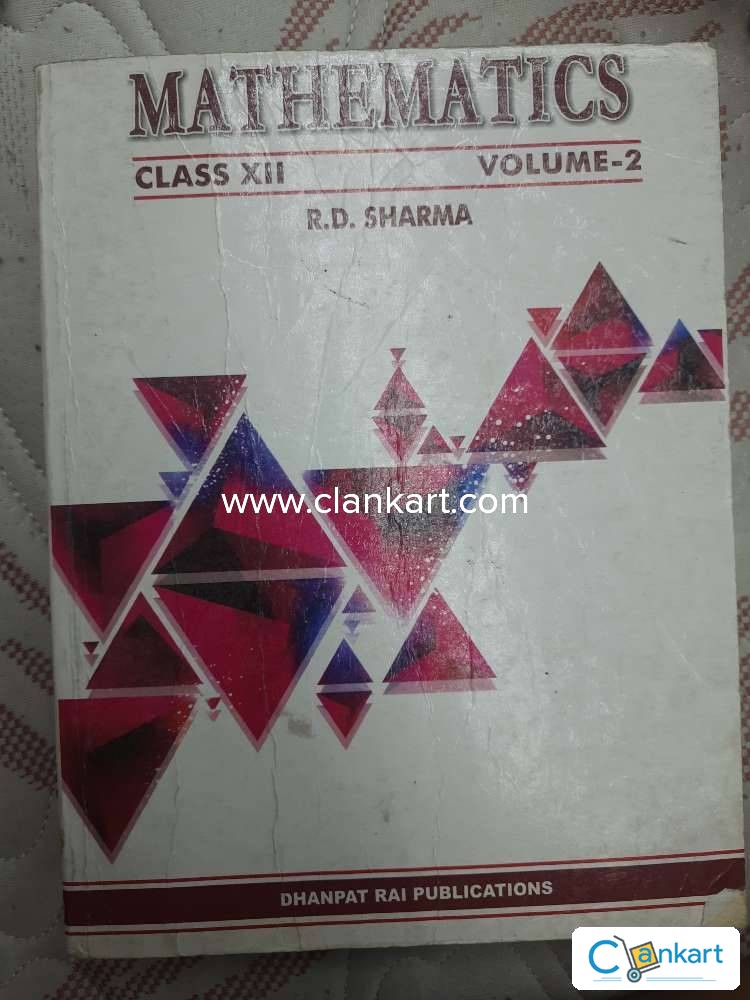 Buy 'RD Sharma For Class 12 Volumes 1 & 2 Both' Book In Fair Condition ...