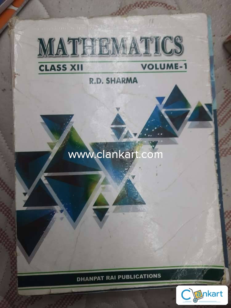 Buy 'RD Sharma For Class 12 Volumes 1 & 2 Both' Book In Fair Condition ...