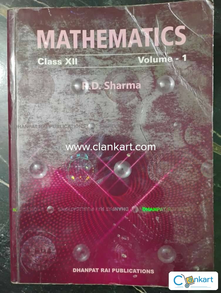 Buy 'RD Sharma Class 12th (vol.1&2 With MCQs)' Book In Excellent ...