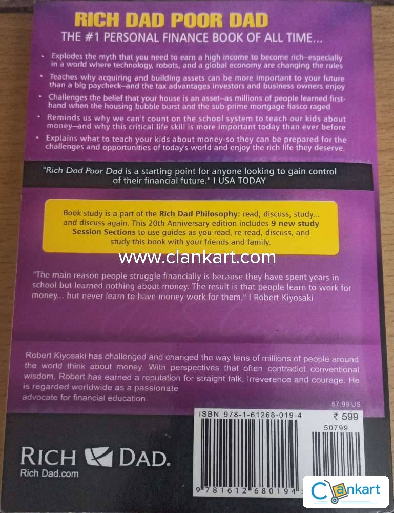 Buy 'Rich Dad Poor Dad: What The Rich Teach Their Kids About Money That ...