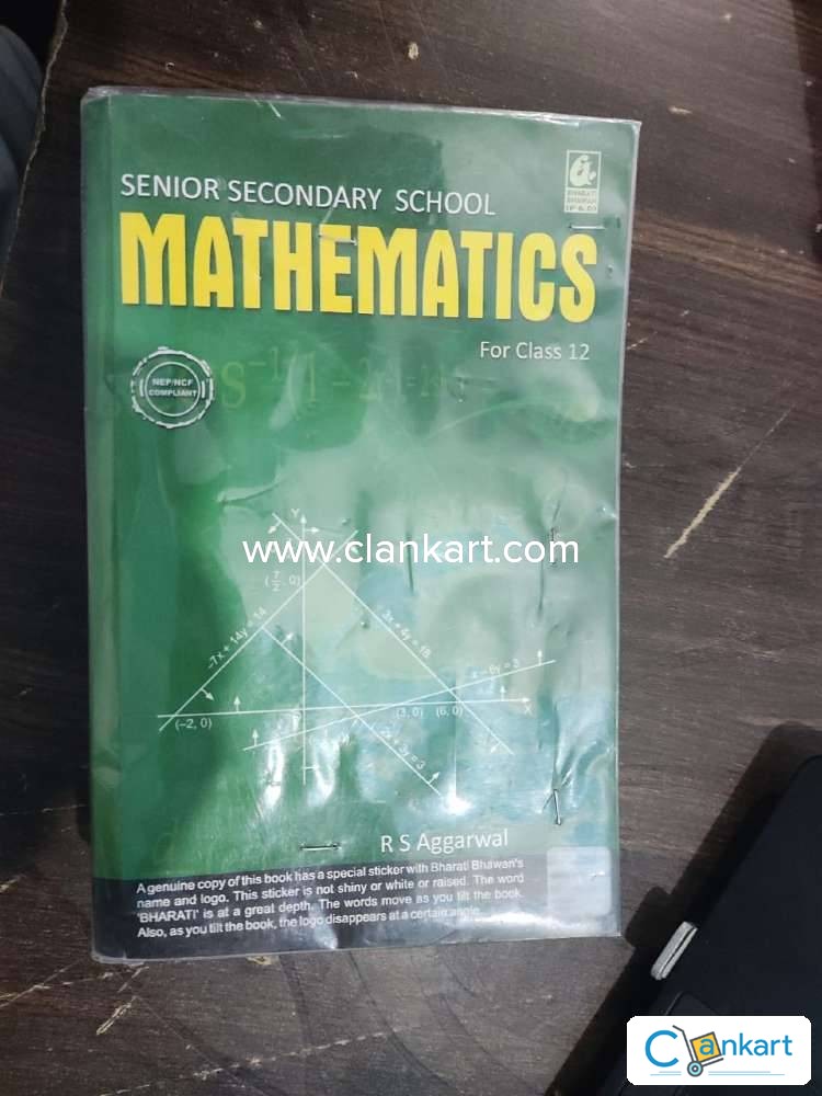 Buy 'Senior Secondary School Mathematics For Class 12' Book In ...